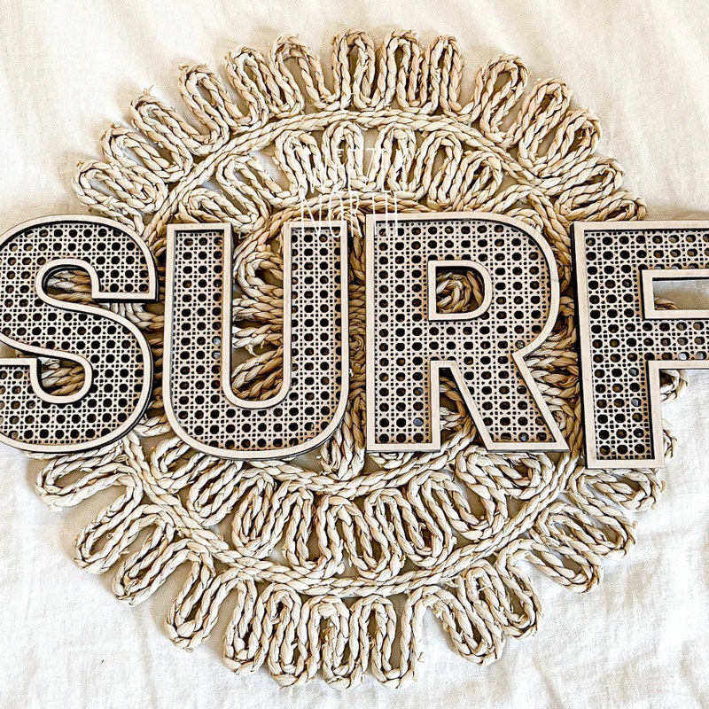 Surf Letters - Etsy