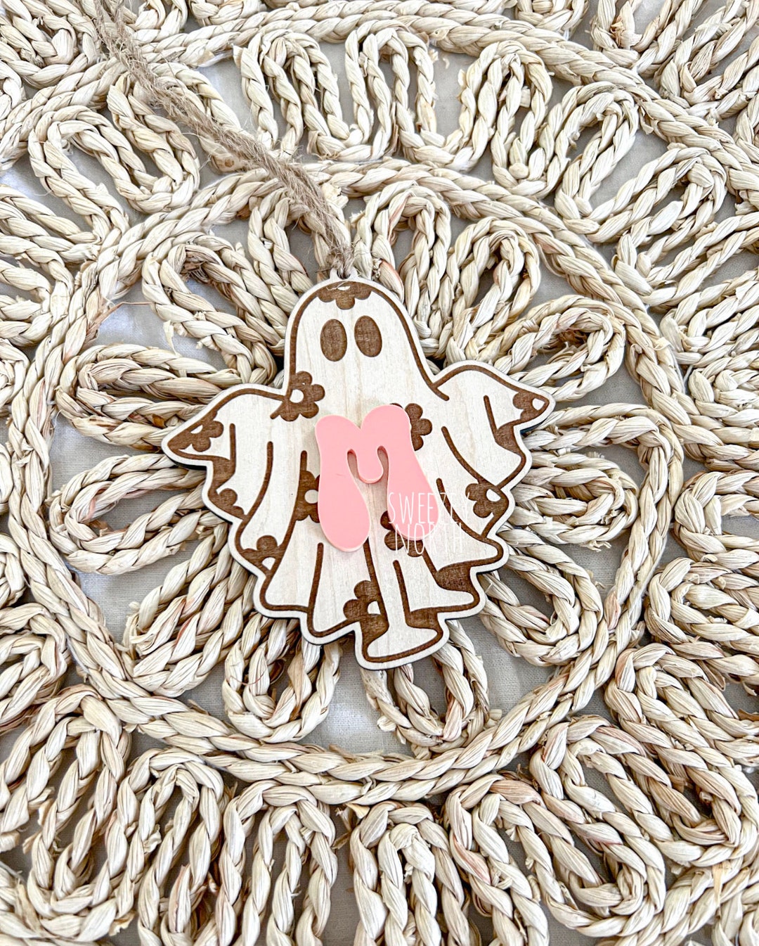 Ghost Tag | Halloween Bag Tag | Boho Ghost Tag | Boo Bag | Boo Basket ...