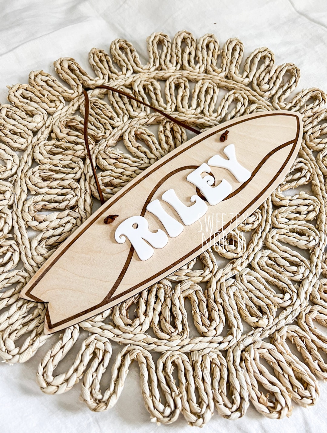 Surf Board Name Sign | Surf Board Decor | Little Surfer | Surf Theme ...