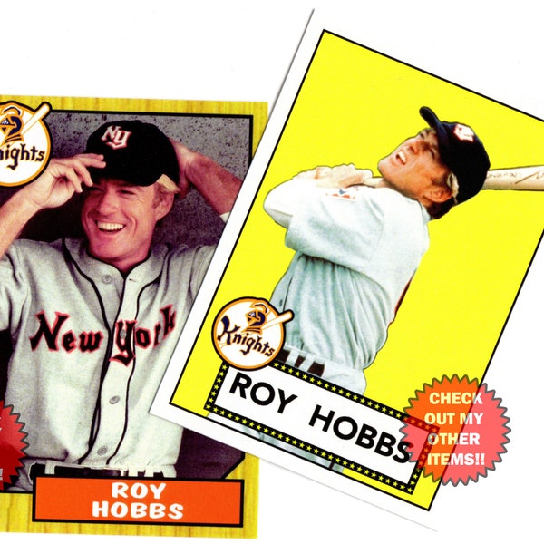 Roy Hobbs Baseball Card - Etsy
