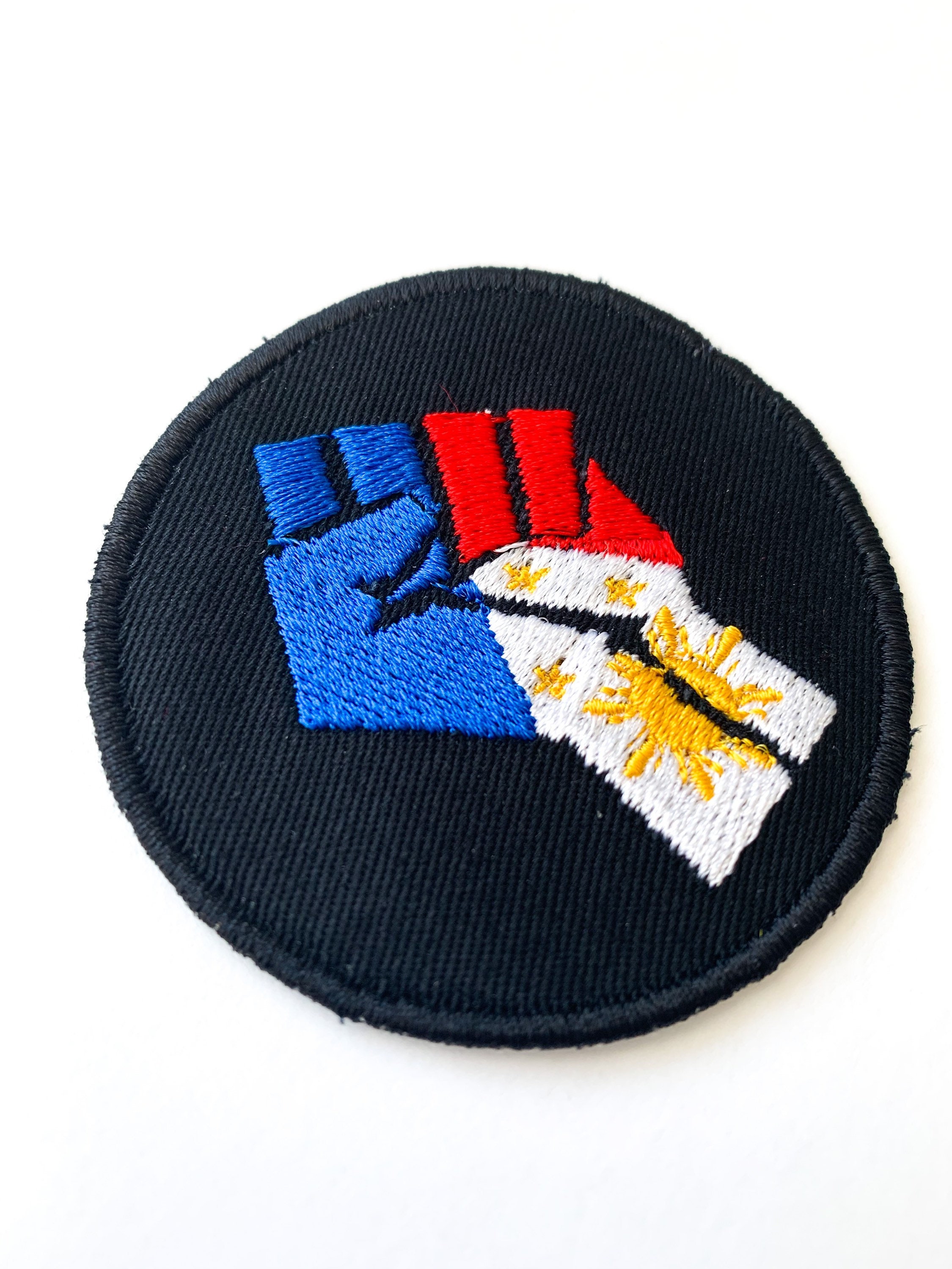 Embroidered Filipino Fist Pride Iron-on Patch - Etsy
