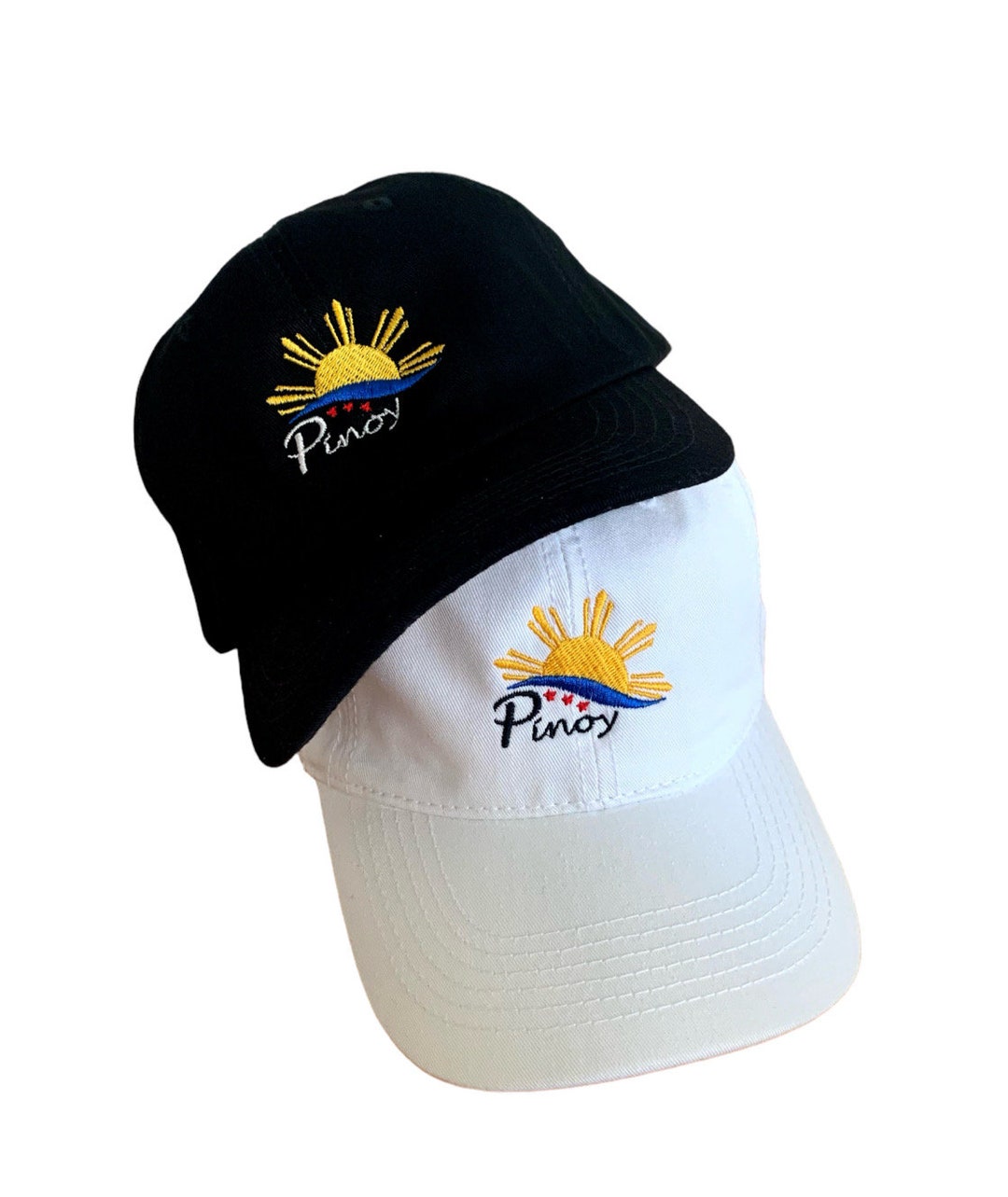 Embroidered Pinoy Filipino Rising Sun and Stars Dad Hat - Etsy