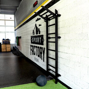 Akurat Wall Bar Home Gym Ladder With Chin up Bar - Etsy UK