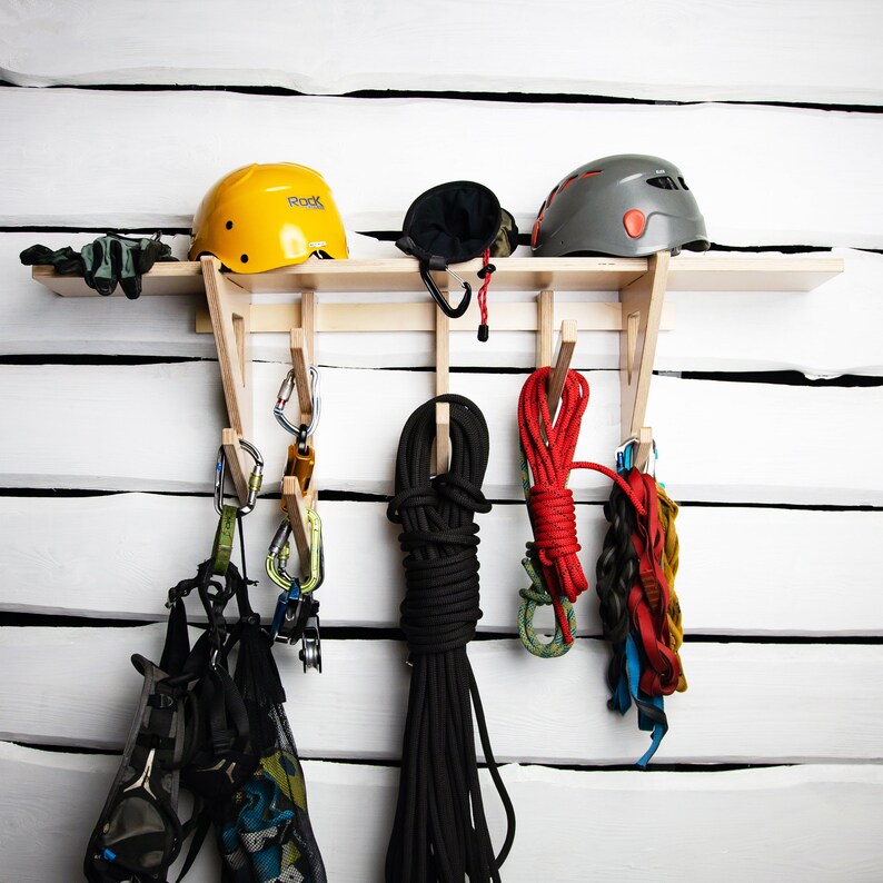 The ALPINISTA Hiking Storage Shelf-climbing Gear Rack - Etsy