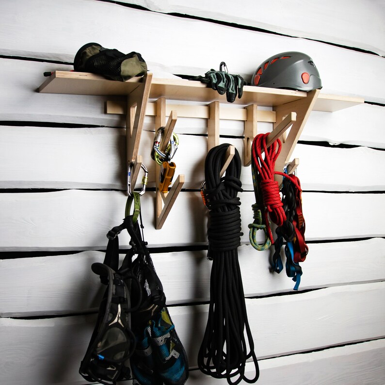 The ALPINISTA Hiking Storage Shelf-climbing Gear Rack - Etsy