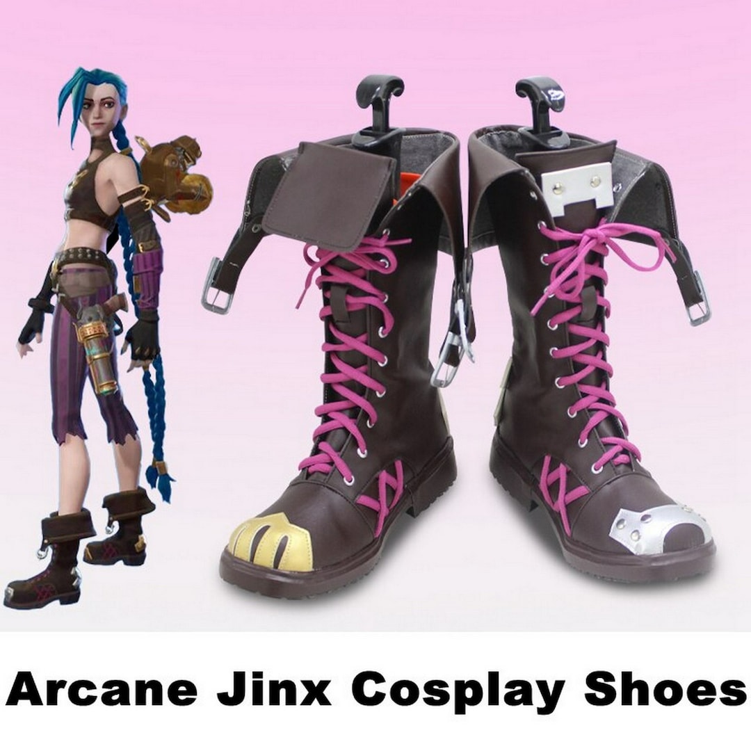 Arcane Jinx Custom Boots Cosplay League of Legends Costume - Etsy Arcane Jinx Custom Boots Cosplay League of Legends Costume - Etsy
