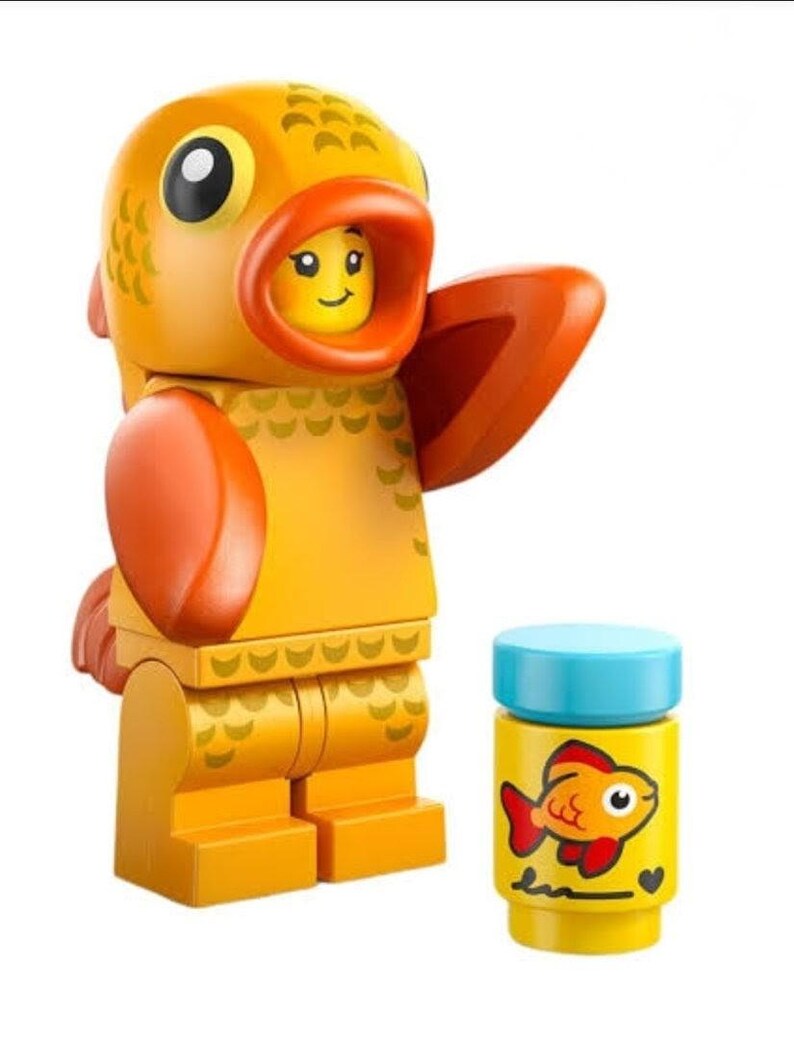 Goldfish Costume NEW LEGO Animal Series 28 Minifigure ~ 71051 - Etsy