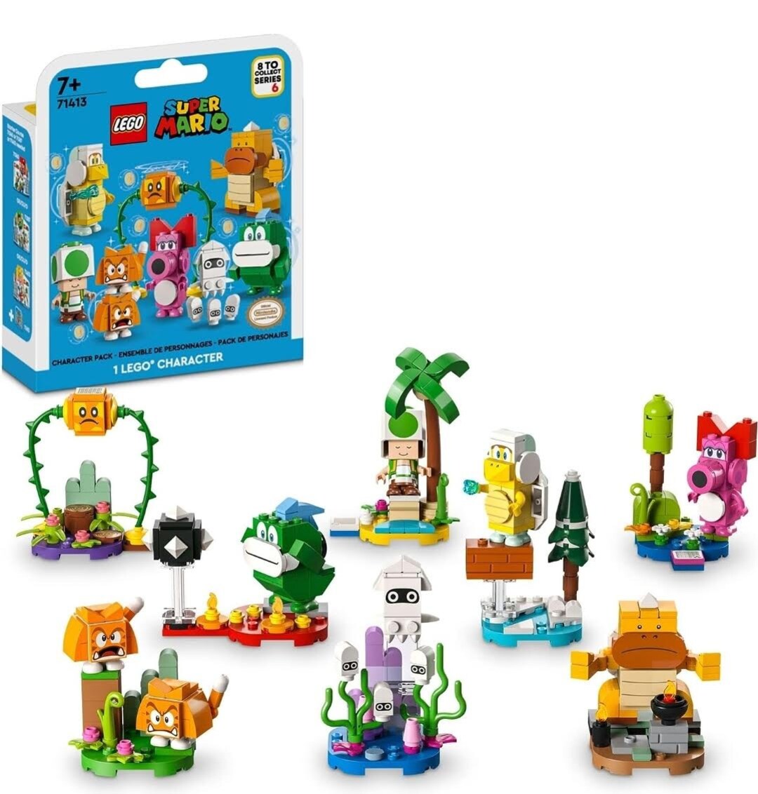 Super Mario LEGO 71413 NEW Character Packs Series 6 ~ NEW Collect All 8 ...