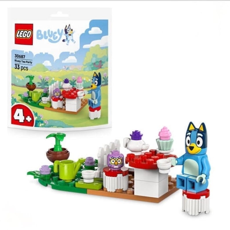 Bluey Tea Party LEGO Creator Poly Bag ~ 30687 - Etsy