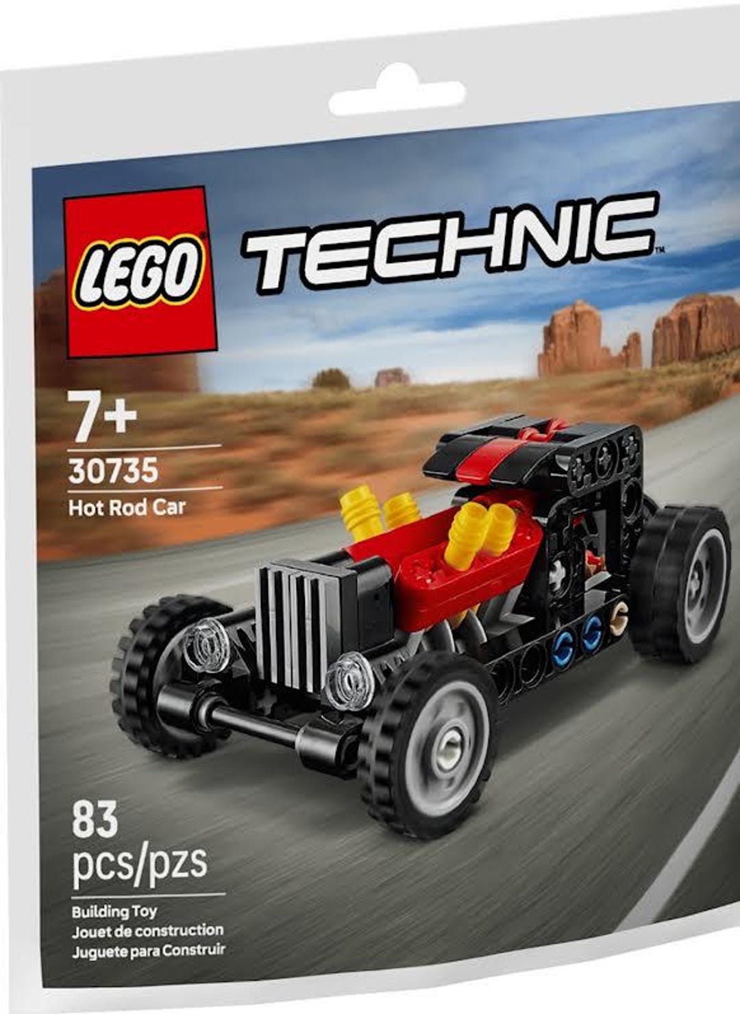 Hot Rod Car LEGO Technic Poly Bag #30735 - Etsy