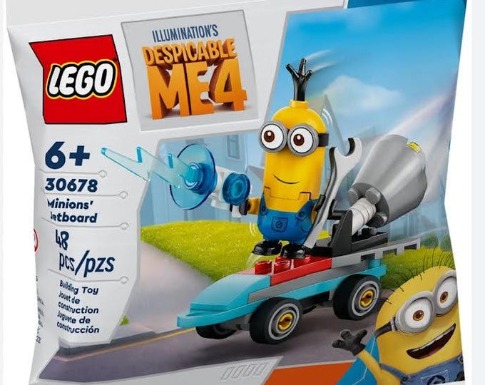 Minions Jetboard LEGO Despicable Me Poly Bag 30678 - Etsy