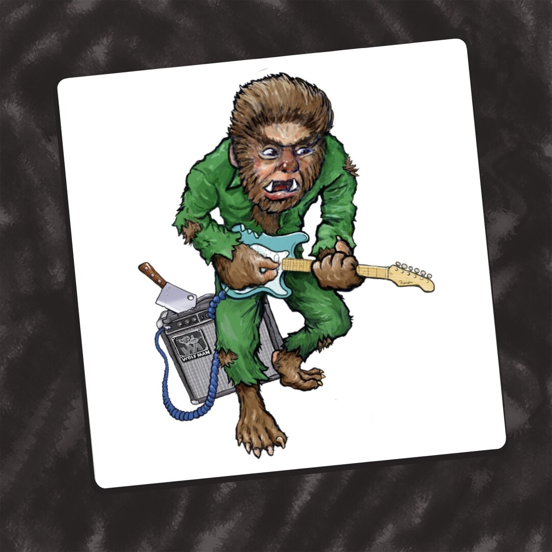 Wolfman Magnet Werewolf Electric Guitar - Etsy
