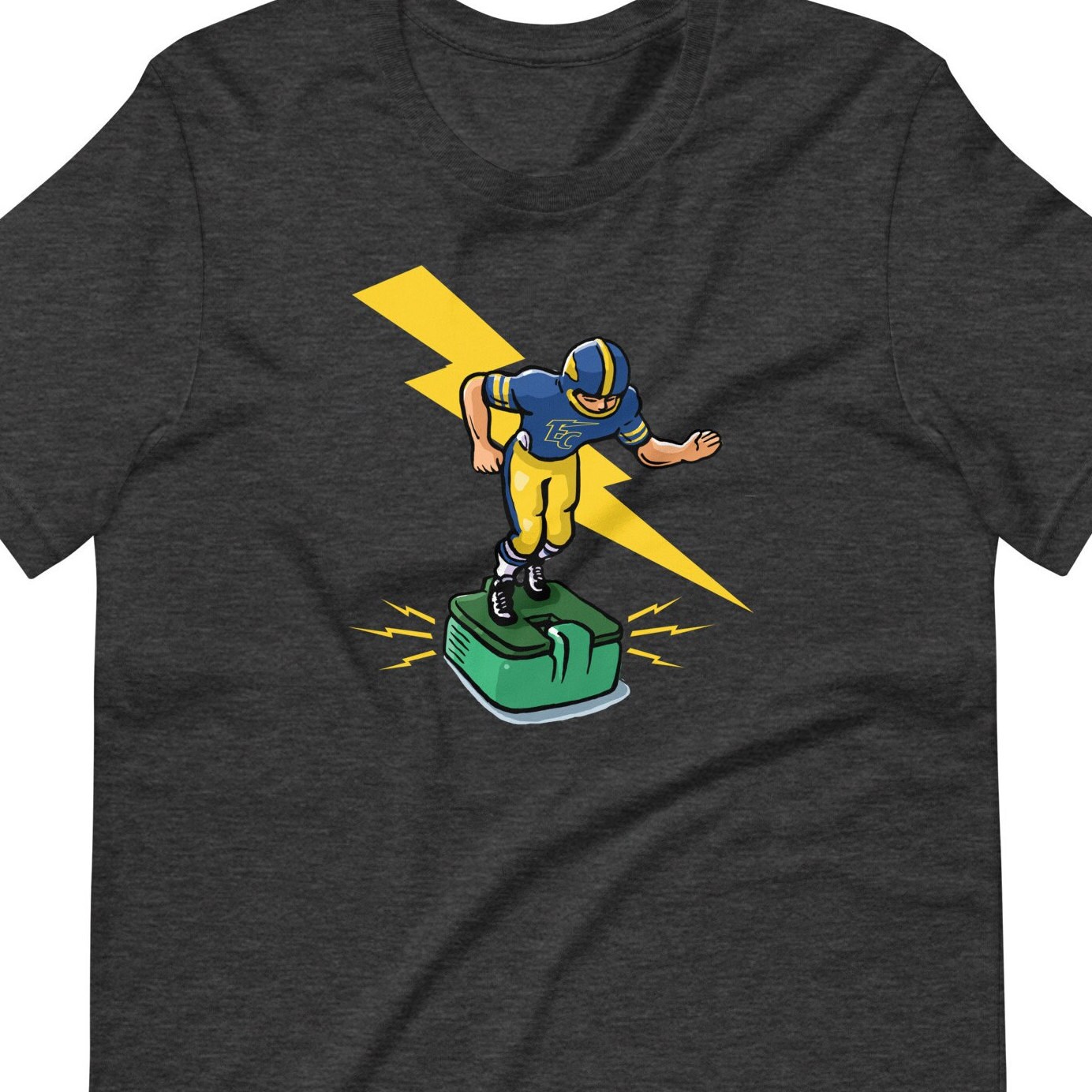 Electric Football Player T-shirt - Etsy