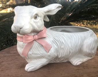 Rabbit Planter - Etsy