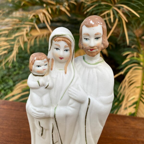 Ceramic Bisque Holy Family - Etsy