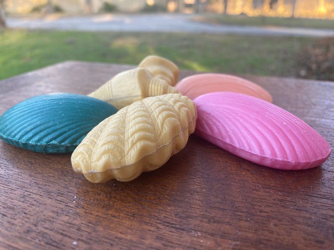 Vintage Seashell Shaped Decorative Guest Soaps Set of Six - Etsy