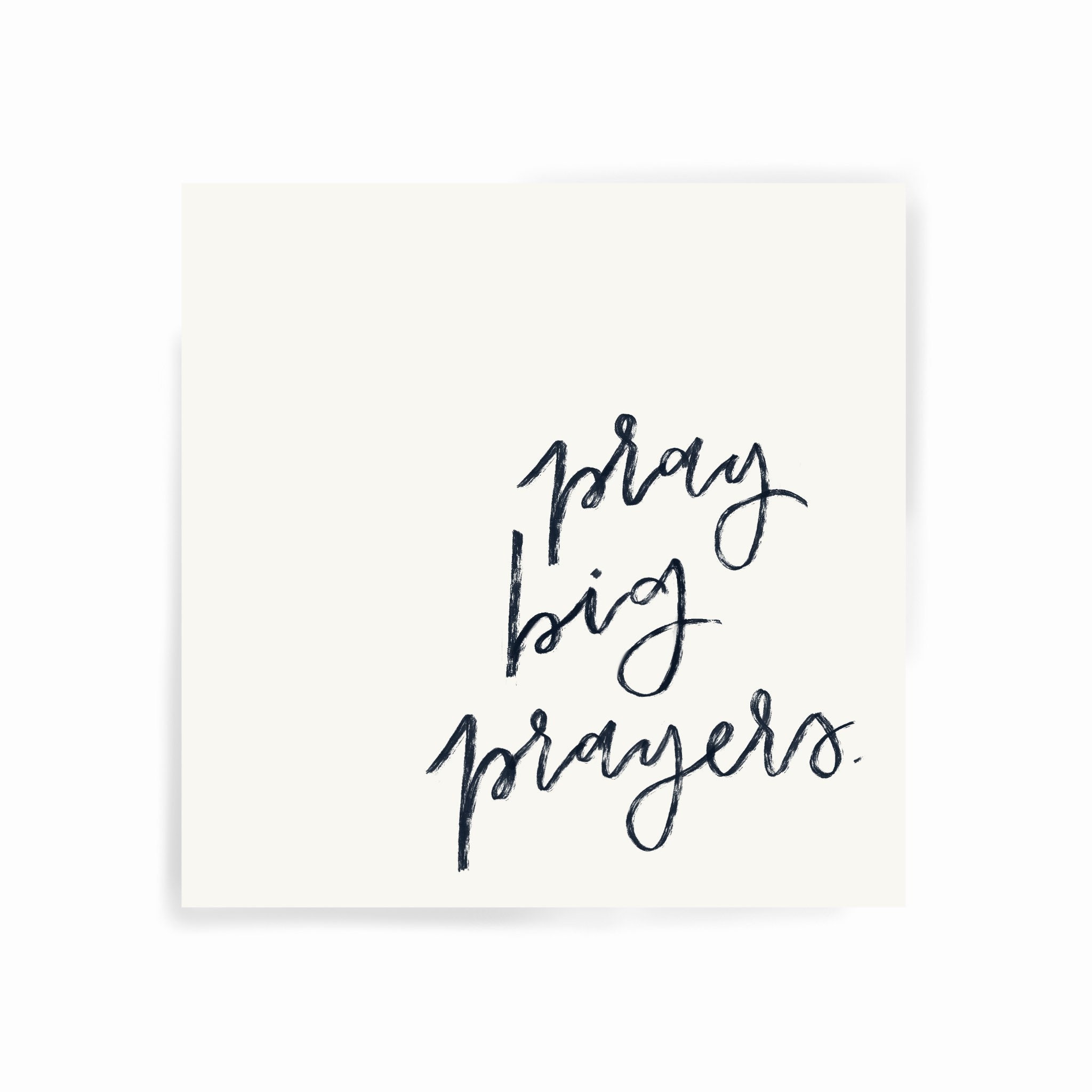 Pray Big Prayers Sticker Laptop Water Bottle Decal Vinyl | Etsy