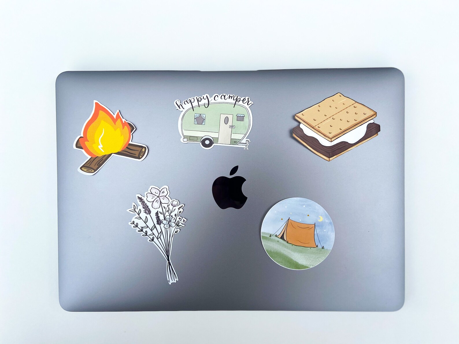 Campfire Sticker Laptop Water Bottle Decal Vinyl Nature Camping - Etsy
