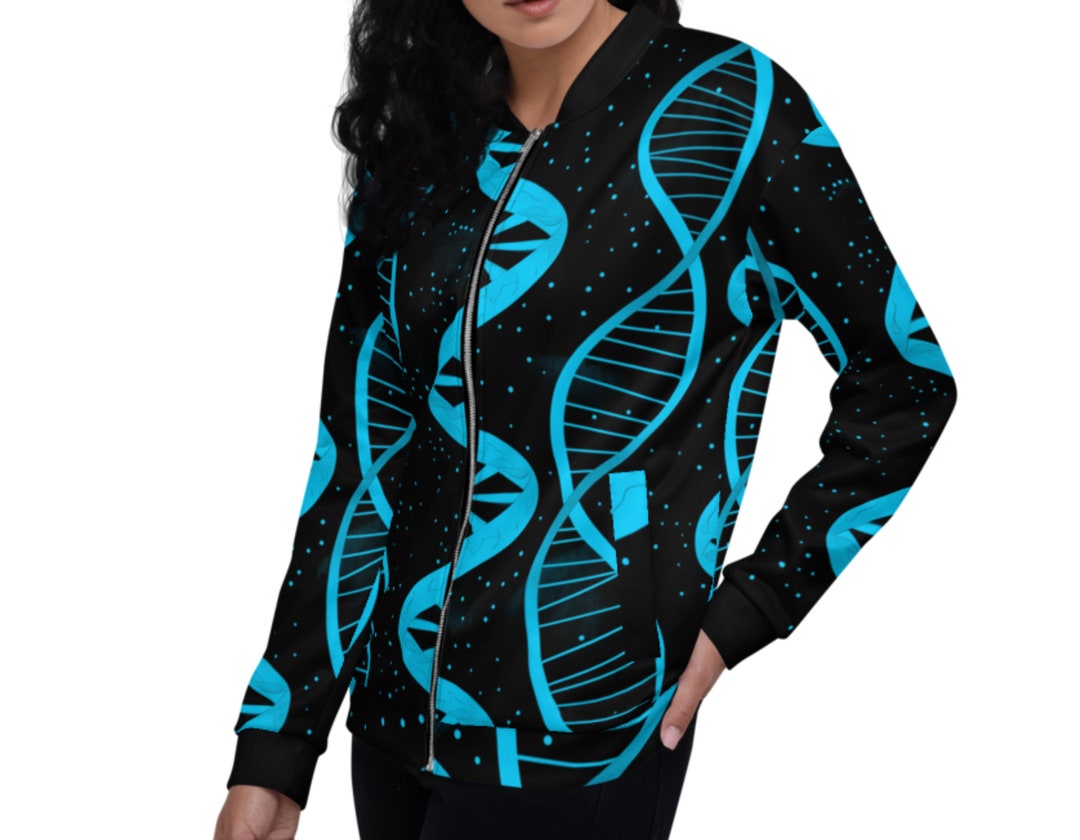 Bomber Jacket, Bomber, DNA, Chemistry, Chemistry Gift, Science, Biology ...