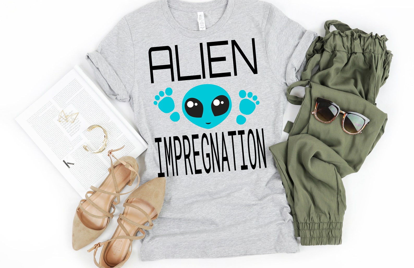 Alien Gender Announcement for Mom Shirt Gender Reveal for Mom | Etsy