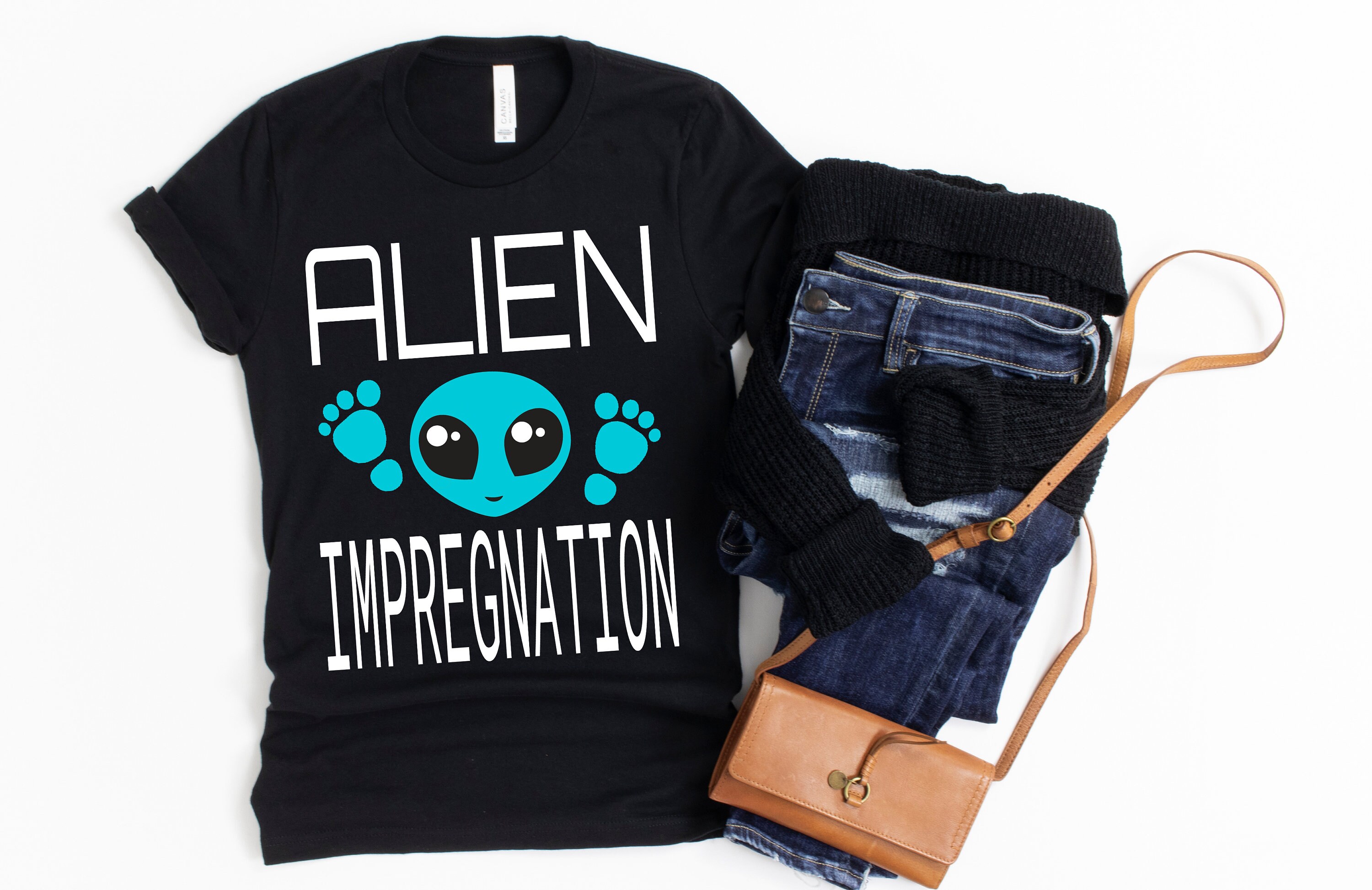 Alien Gender Announcement for Mom Shirt Gender Reveal for Mom | Etsy