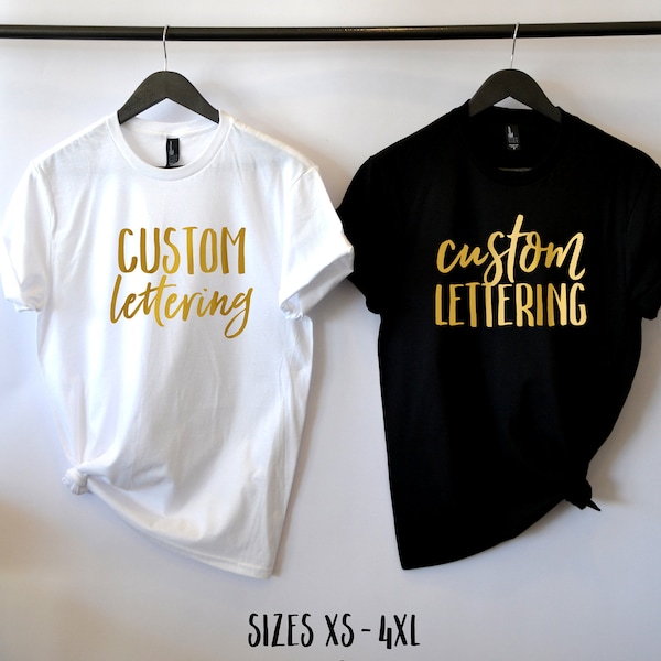 Gold Foil Shirt - Etsy