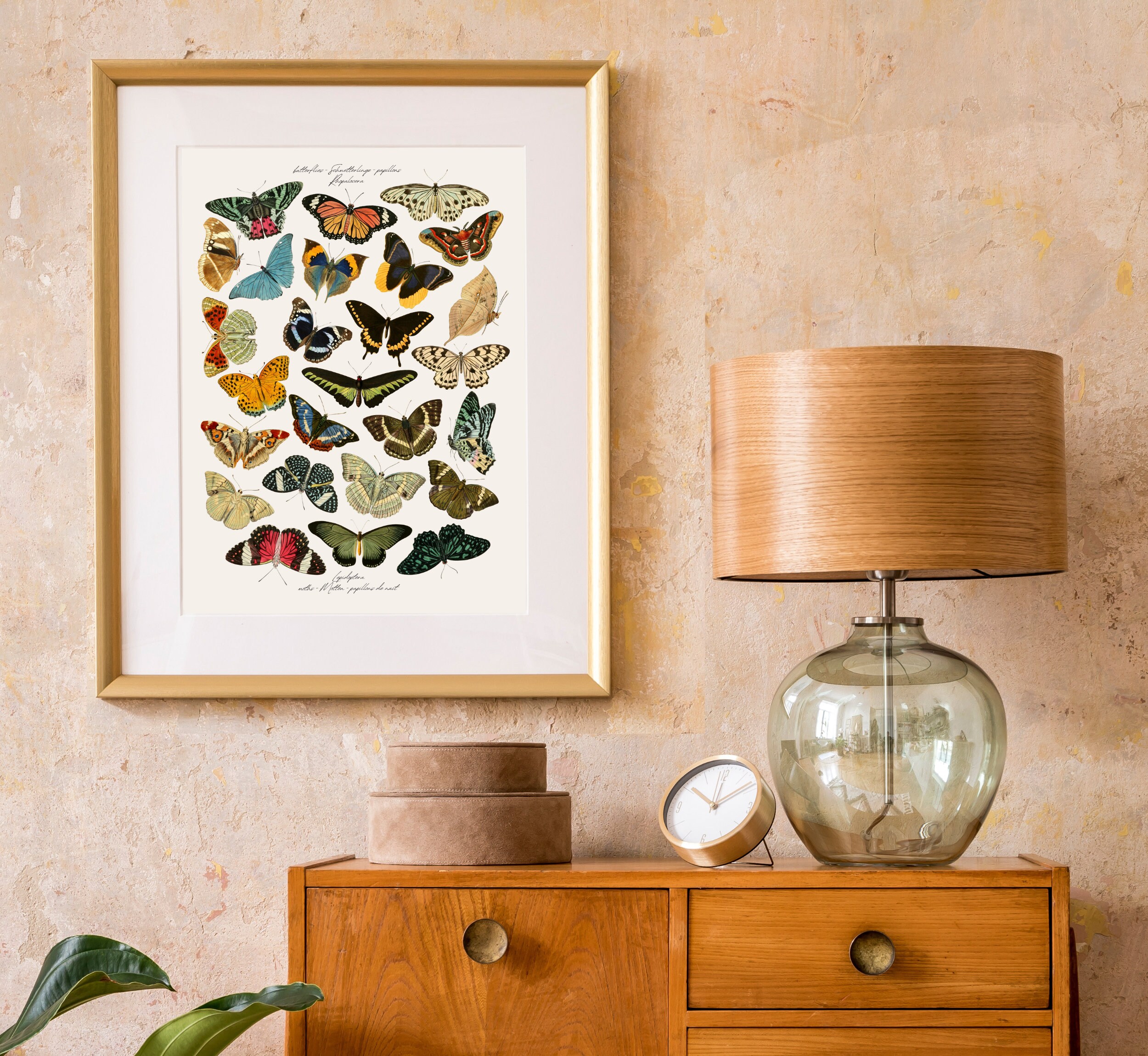 Vintage Butterflies, Cottagecore Butterflies, Digital Print, Instant ...