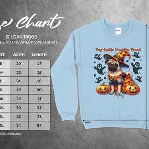 Personalized Halloween Pug T-shirt or Sweatshirt, Spooky Ghosts and ...