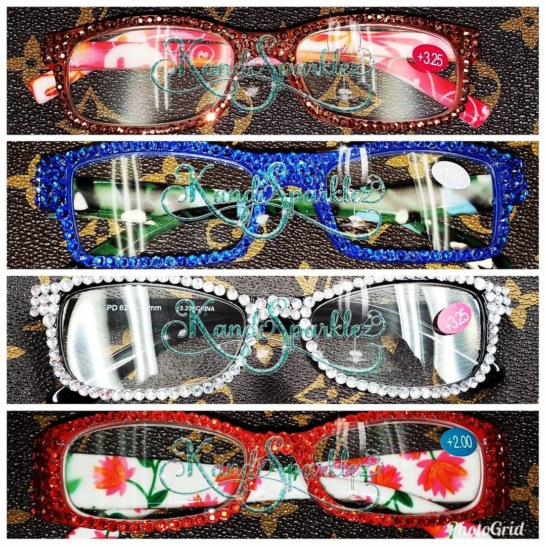 Bling Reading Glasses - Etsy