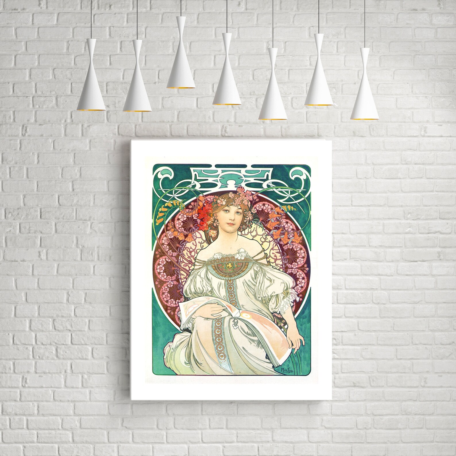 Daydream Mucha, Reverie, Alphonse Mucha, Vintage Illustration, Art ...