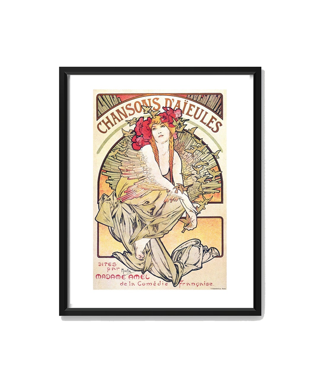 Chansons Mucha, Daieules, Alphonse Mucha, Vintage Illustration, Art ... Chansons Mucha, Daieules, Alphonse Mucha, Vintage Illustration, Art ...