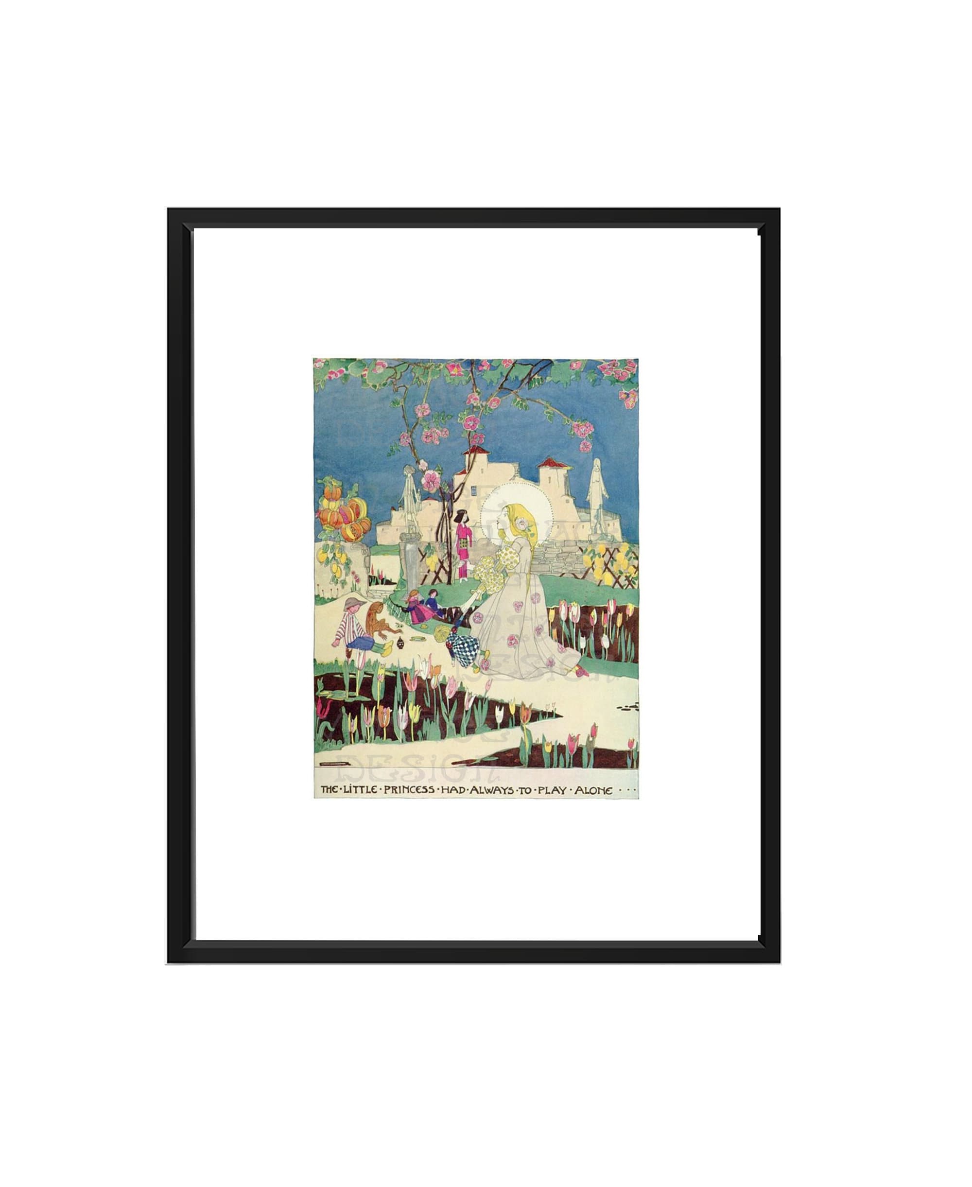 The Little Princess, Jessie M. King, Art Nouveau Illustration, Art ...