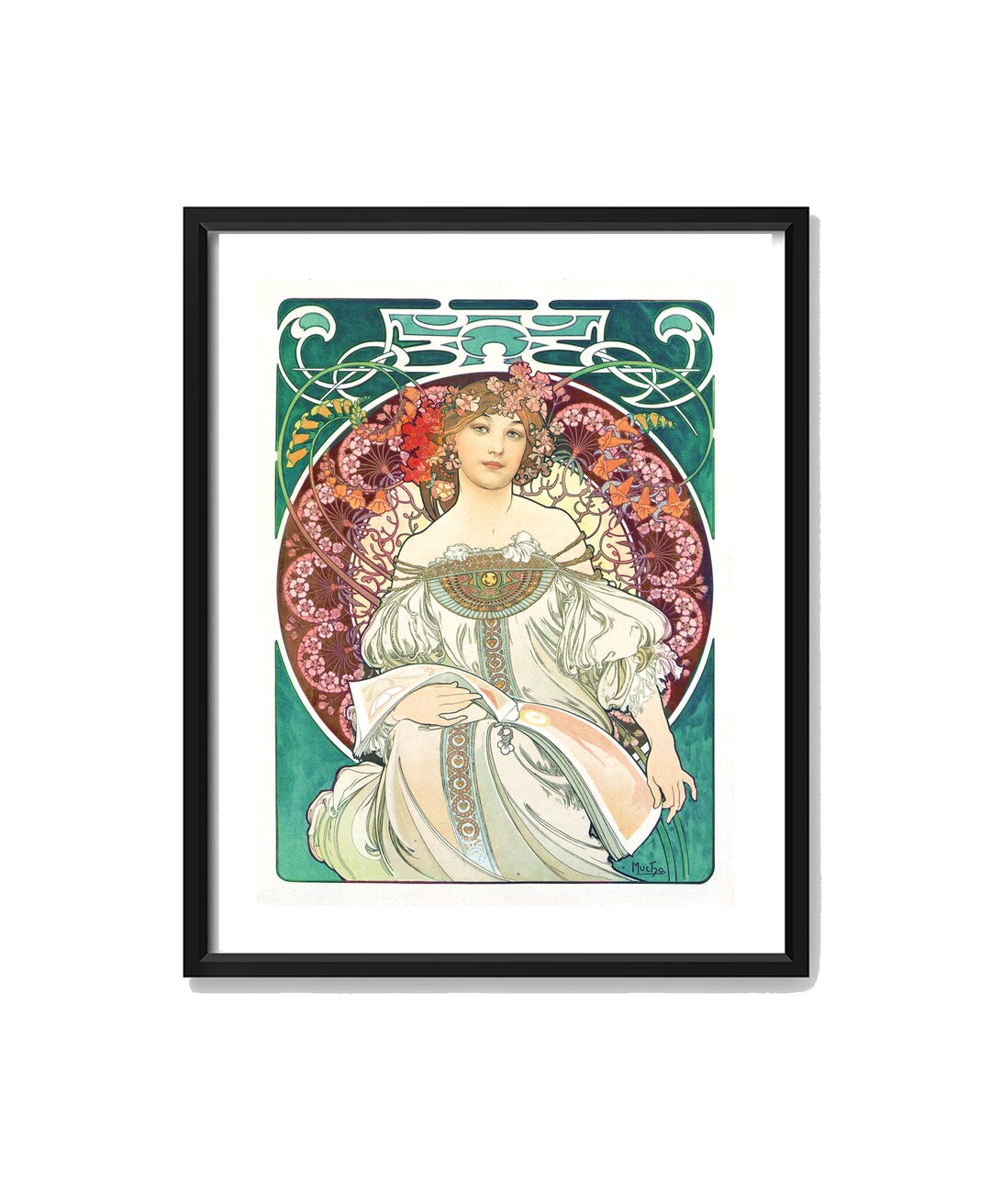 Daydream Mucha, Reverie, Alphonse Mucha, Vintage Illustration, Art ...