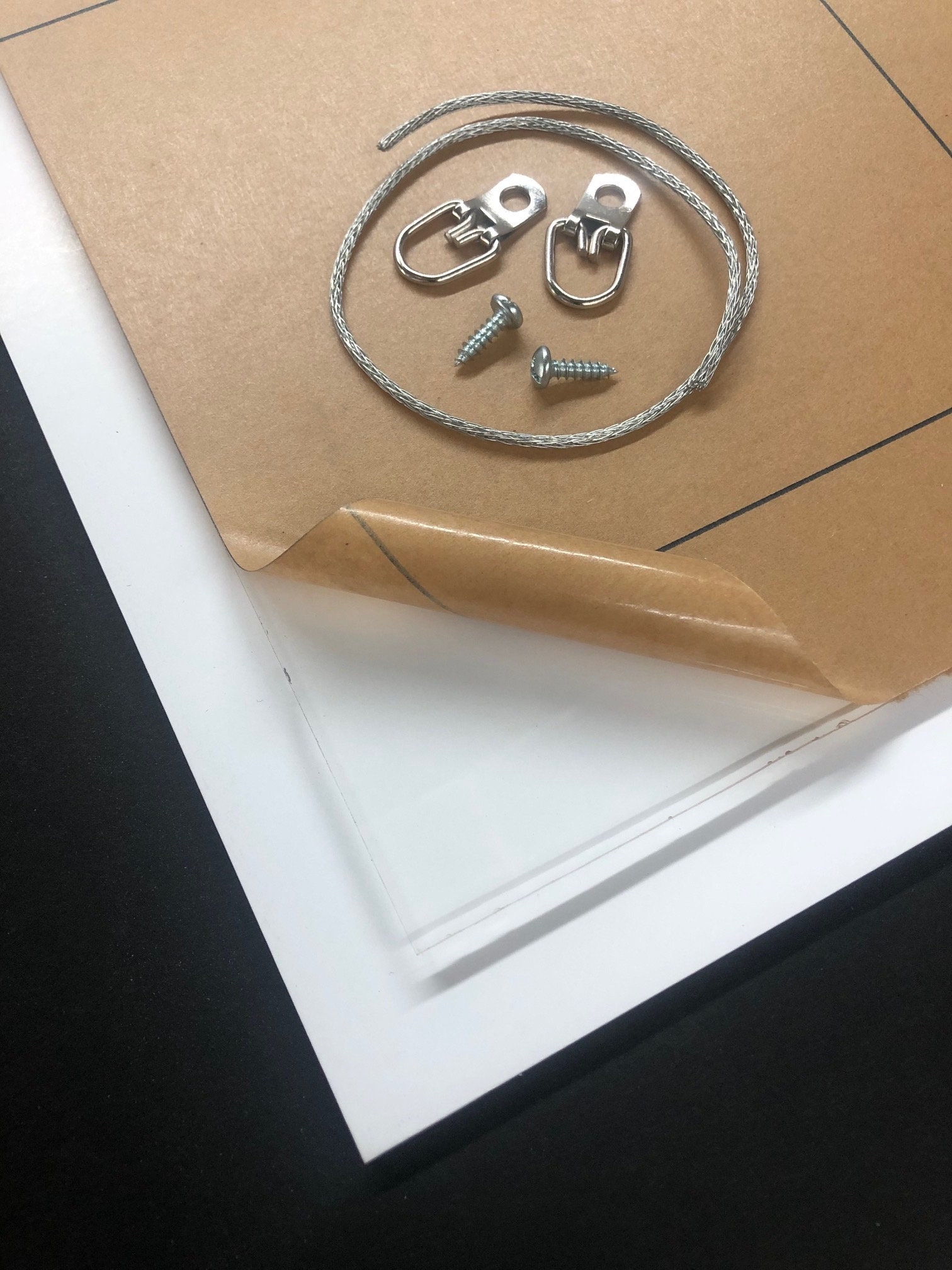 Craft Supplies & Tools Custom Sizes Available Walnut Gallery Slim ...