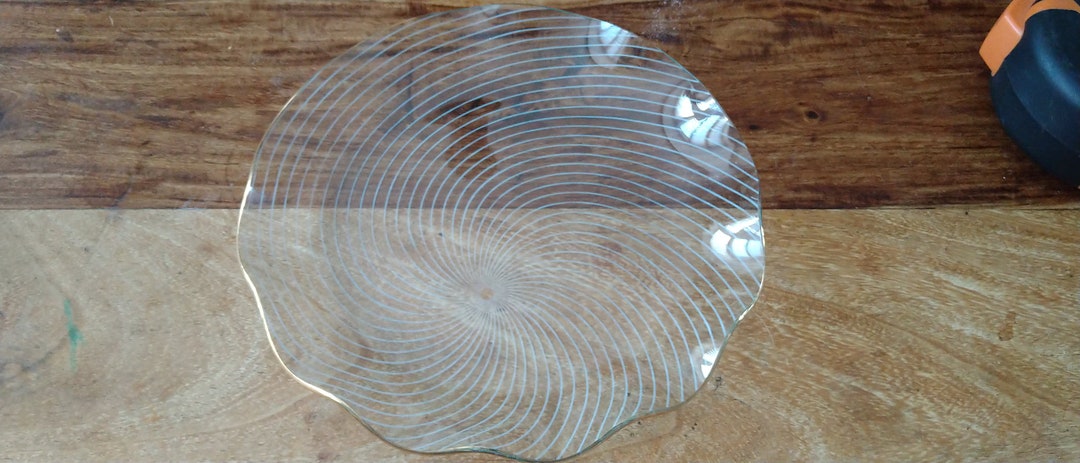 Vintage Retro MCM Cake Serving Platter Chance Brothers Fiesta Ware ...