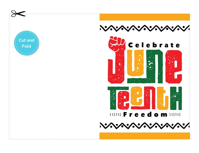 Juneteenth Greeting Card | Juneteenth Gift | Juneteenth Decor ...