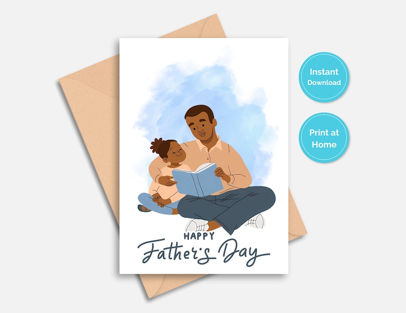 Fathers Day Card | Fathers Day Gift From Daughter | Multicultural ...