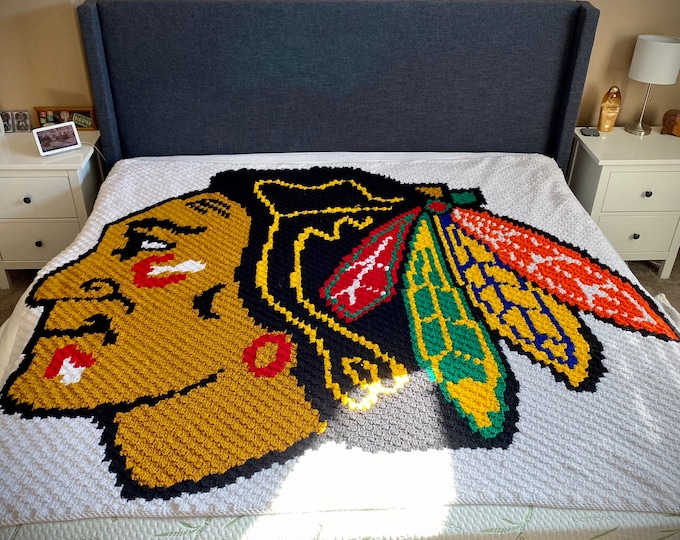 Edmonton Oilers Twin/queen Size Crochet Pattern - Etsy Canada