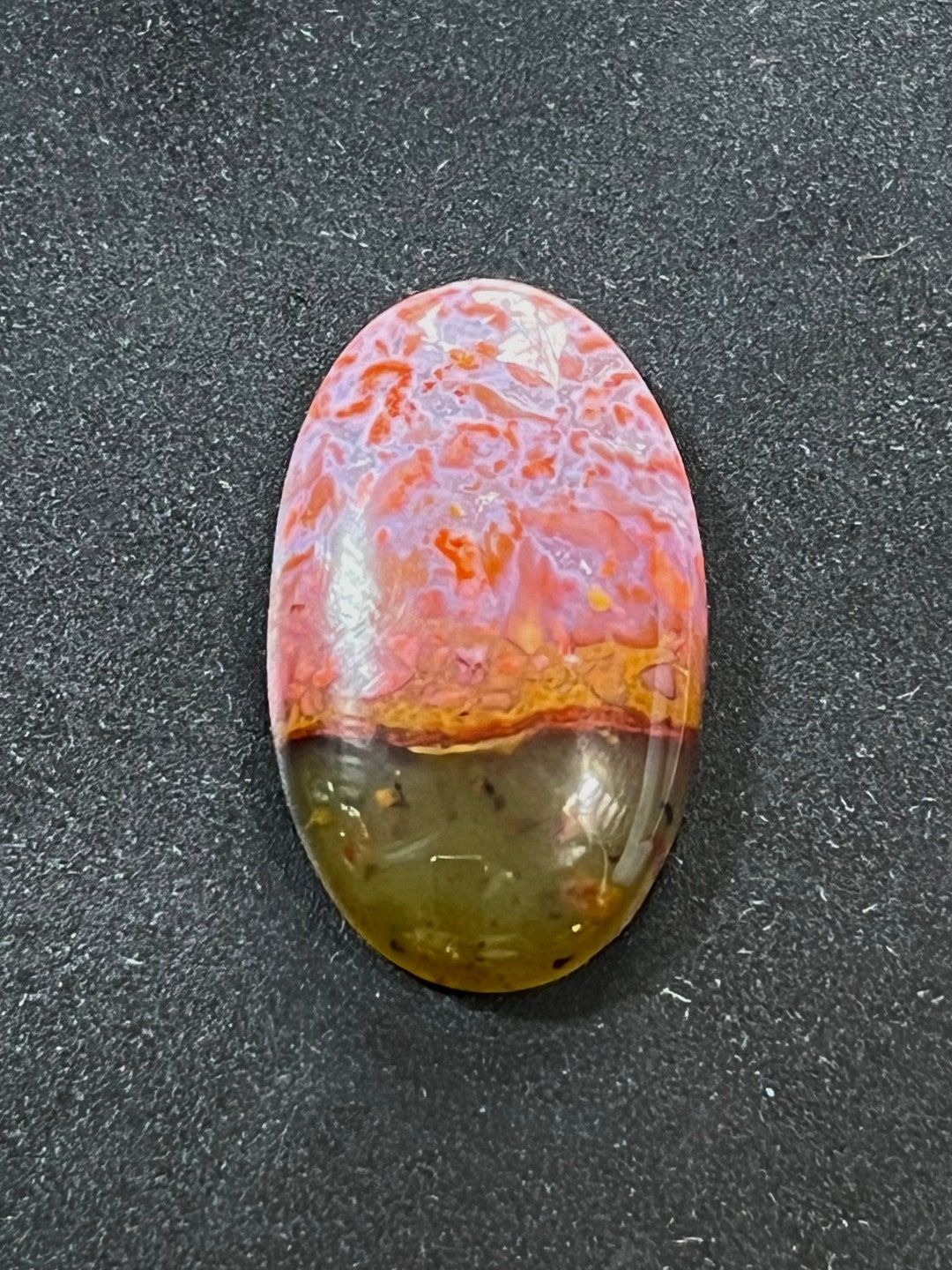 Confetti Jasper Cabochon 21 X 36 X 6mm - Etsy