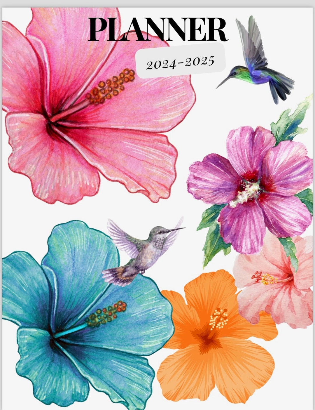 Digital Hummingbird Planner 2024-2025 - Etsy