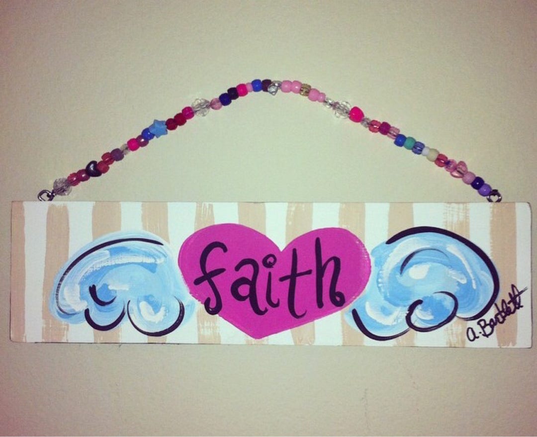 Faith Sign - Etsy