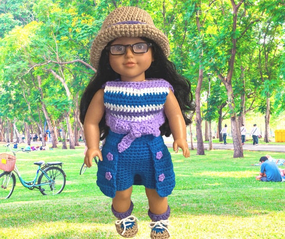 Crochet doll skirt store