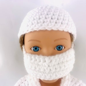 18" Doll Doctor Lab Coat, Doctor Scrubs, Crochet PDF Pattern, Doll Mask ...