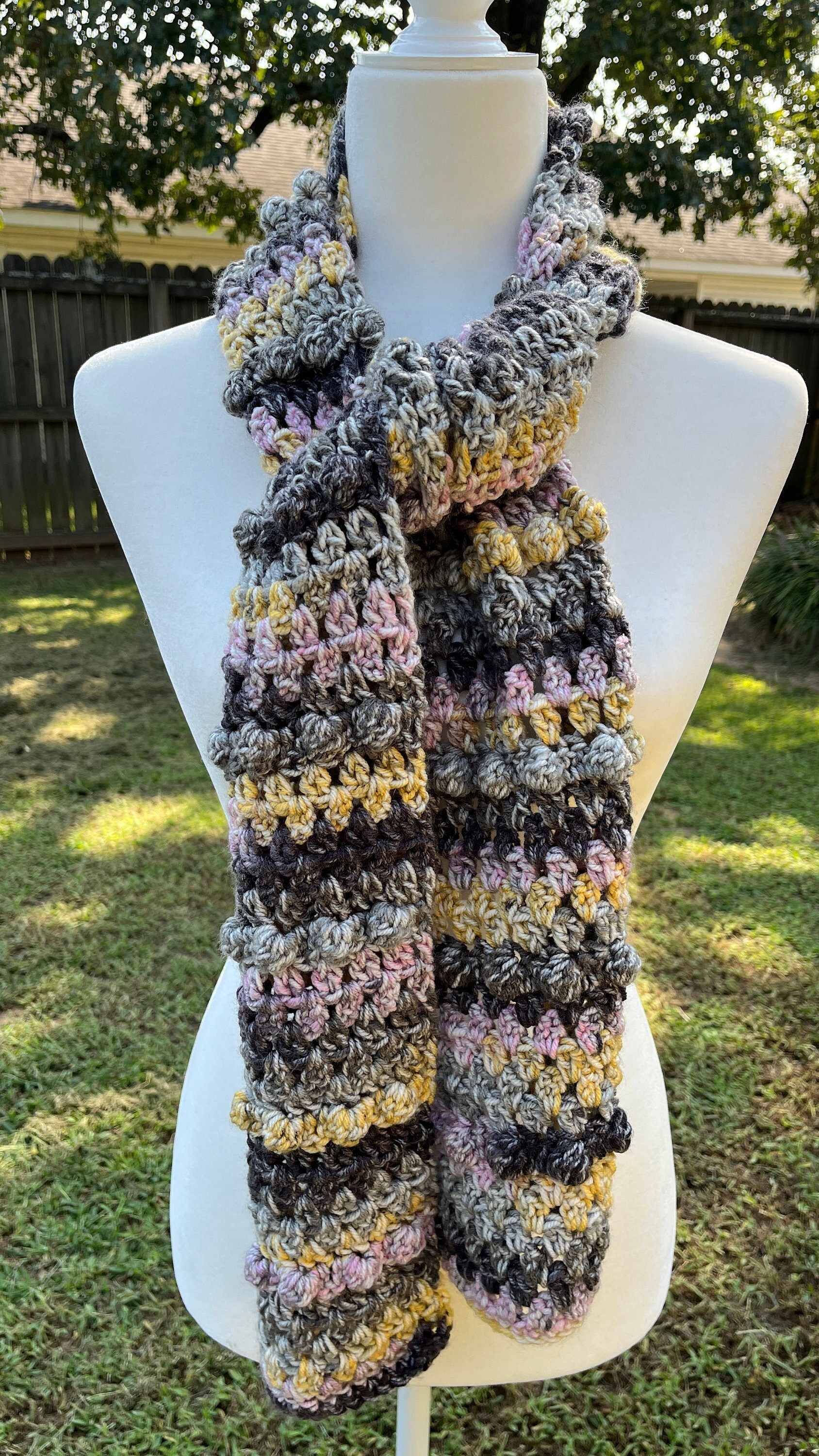 Jenny Scarf PDF Pattern Pattern to Crochet a Winter Scarf - Etsy