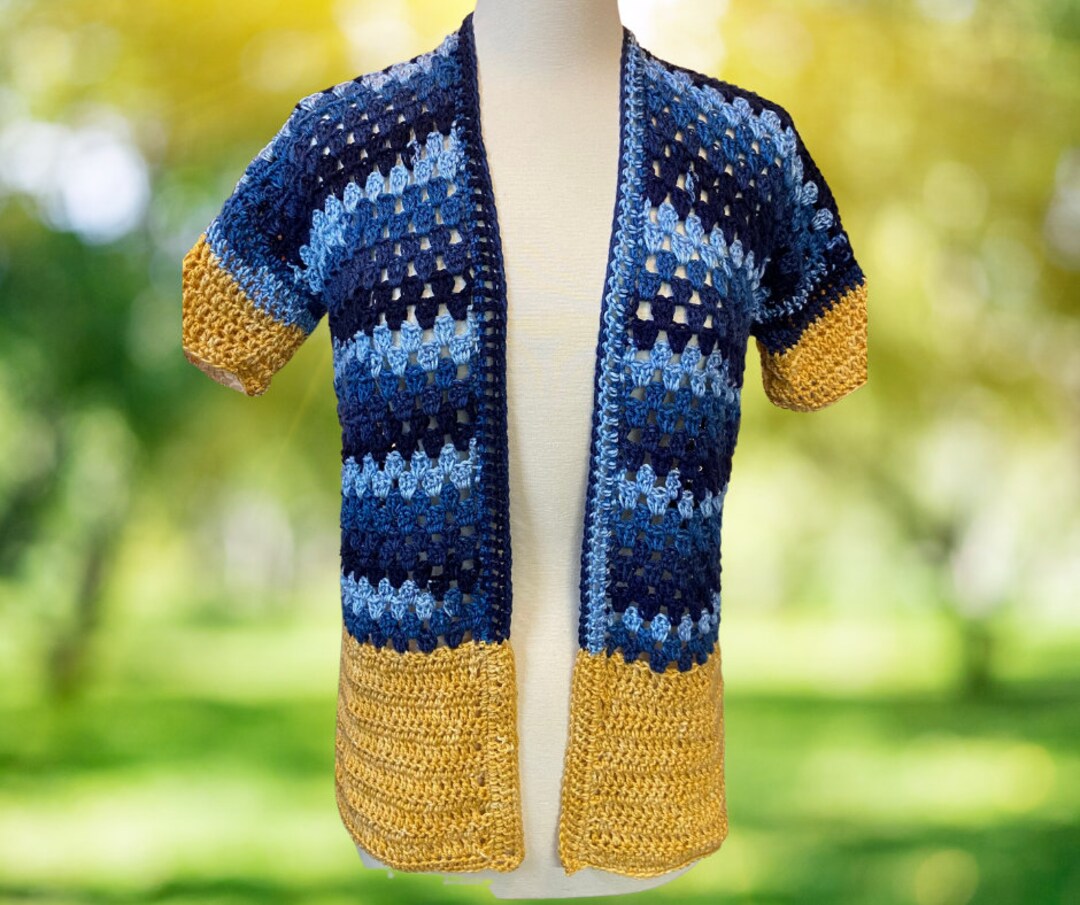 Easy Crochet Carley Cardigan Pattern, PDF Pattern, Women's Spring ...