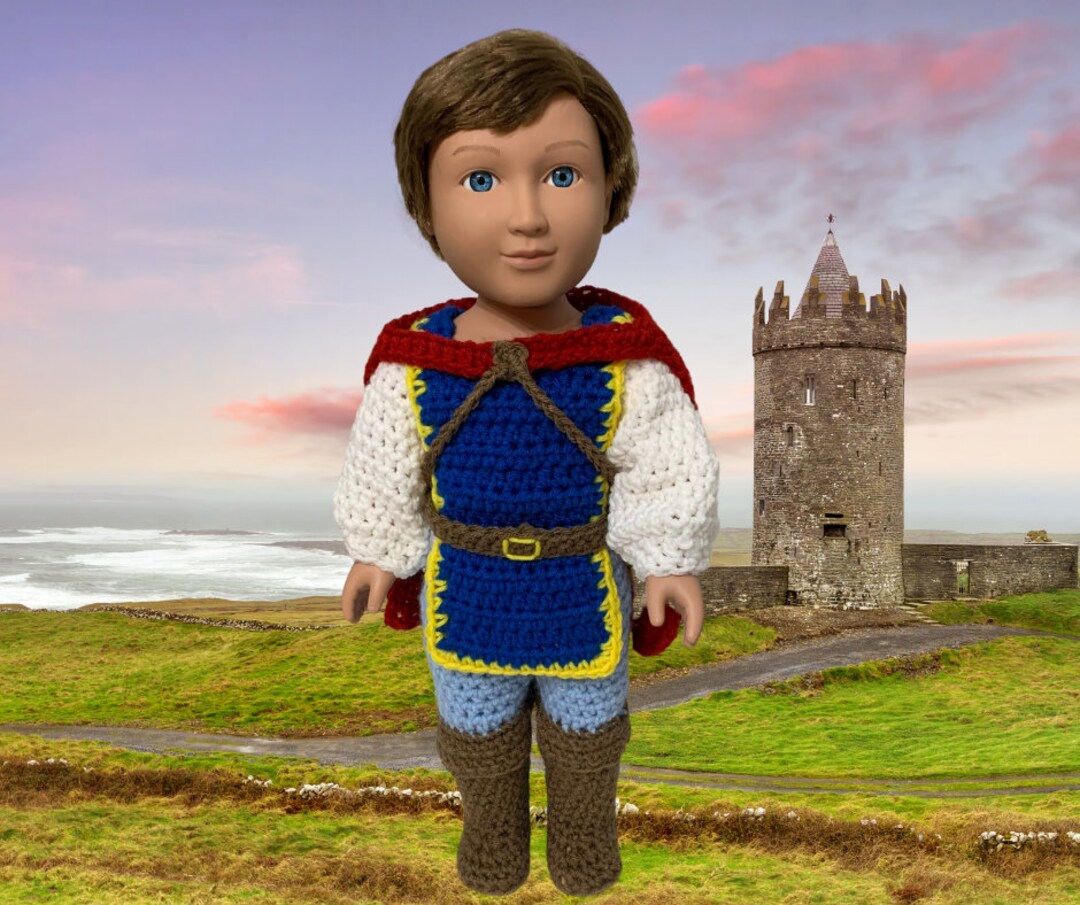 18" Doll Prince Crochet PDF Pattern, Doll Crochet Pattern, 18" Doll ...