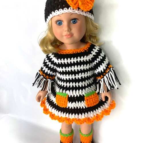 18 Doll Watermelon Dress Crochet Pattern Doll Clothes Etsy
