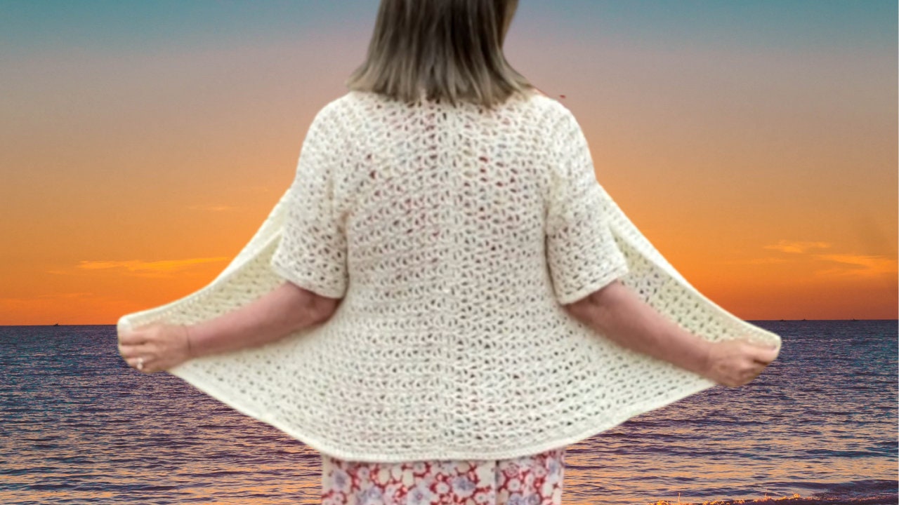 Sunset Crochet Cardigan Crochet Pattern PDF Pattern | Etsy