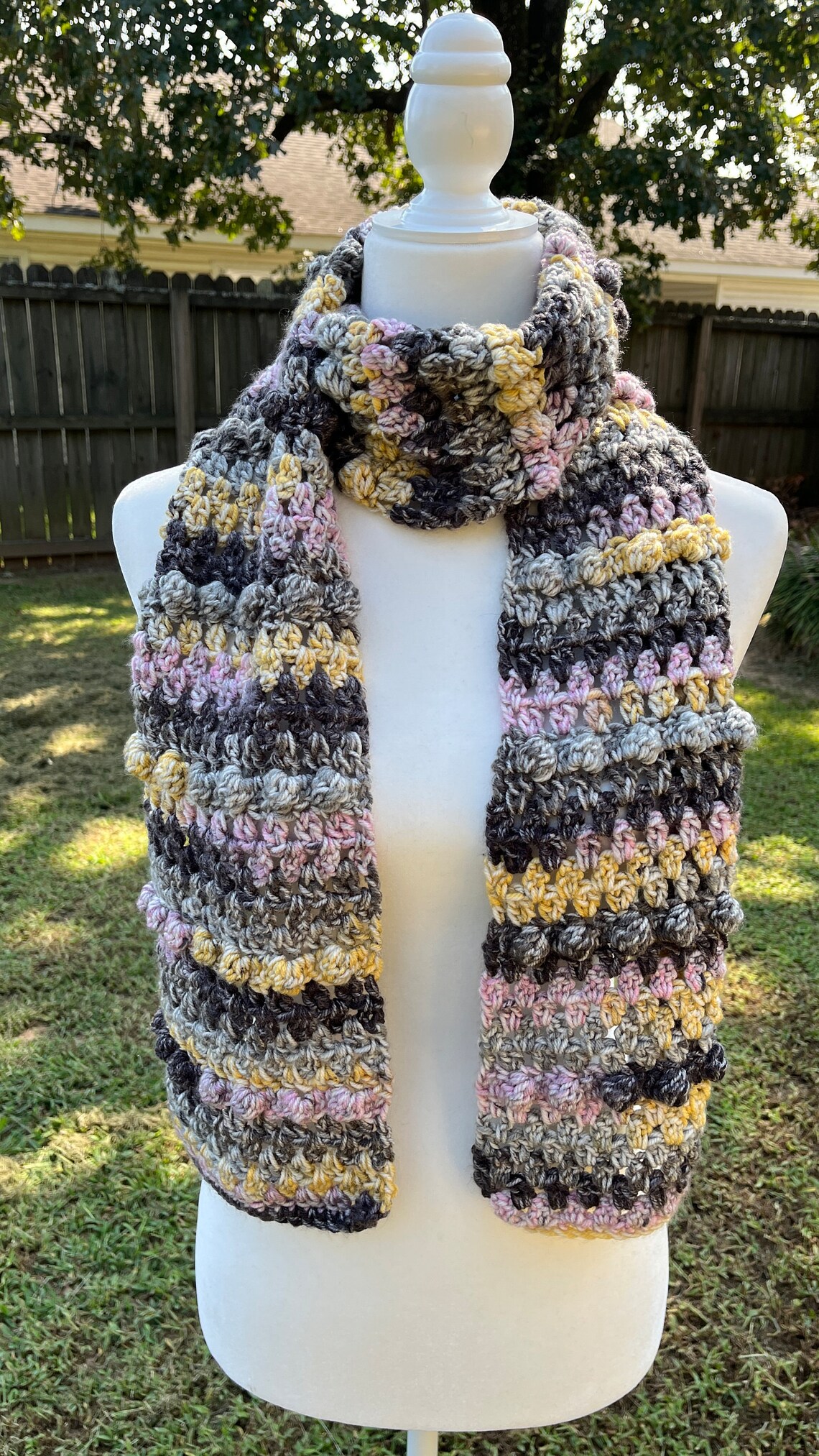 Jenny Scarf PDF Pattern Pattern to Crochet a Winter Scarf - Etsy