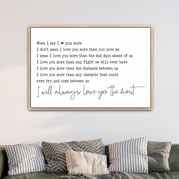 Framed Love Quote - Etsy